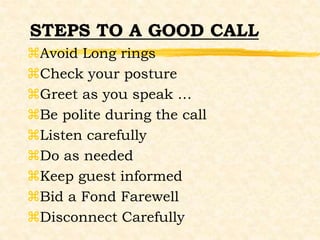 Telephone handling | PPT