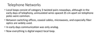 Telephone networks | PPTX