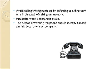 Telephone Procedures | PPT
