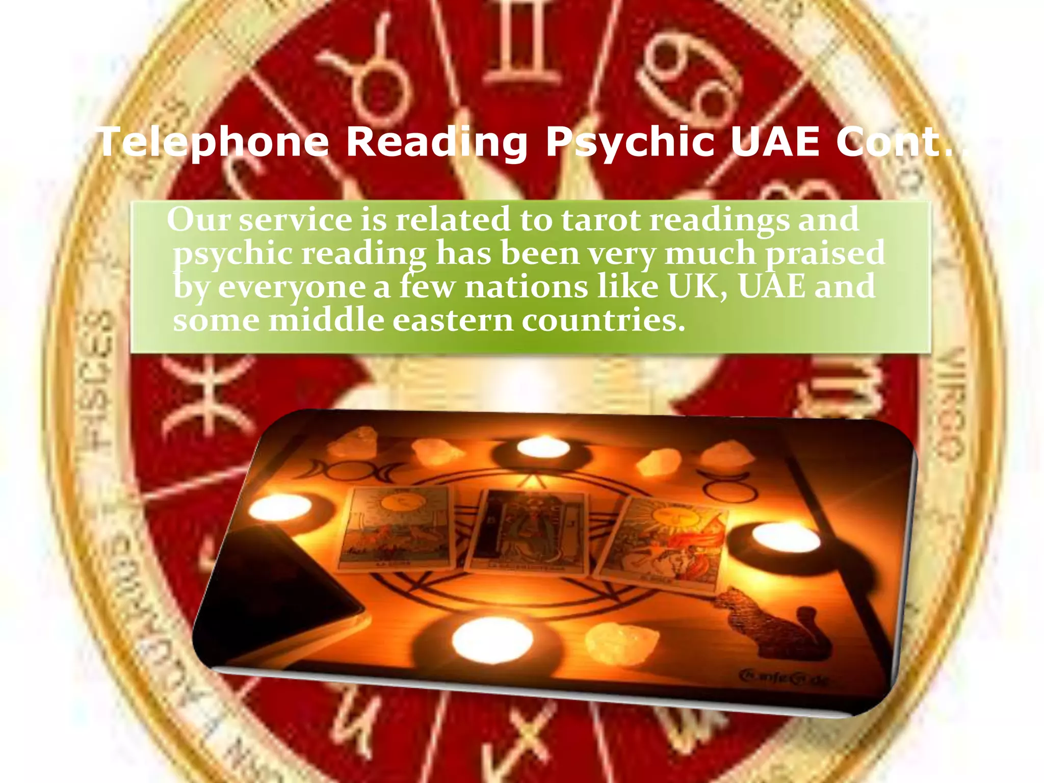 Telephone Reading Psychic UAE | PPT
