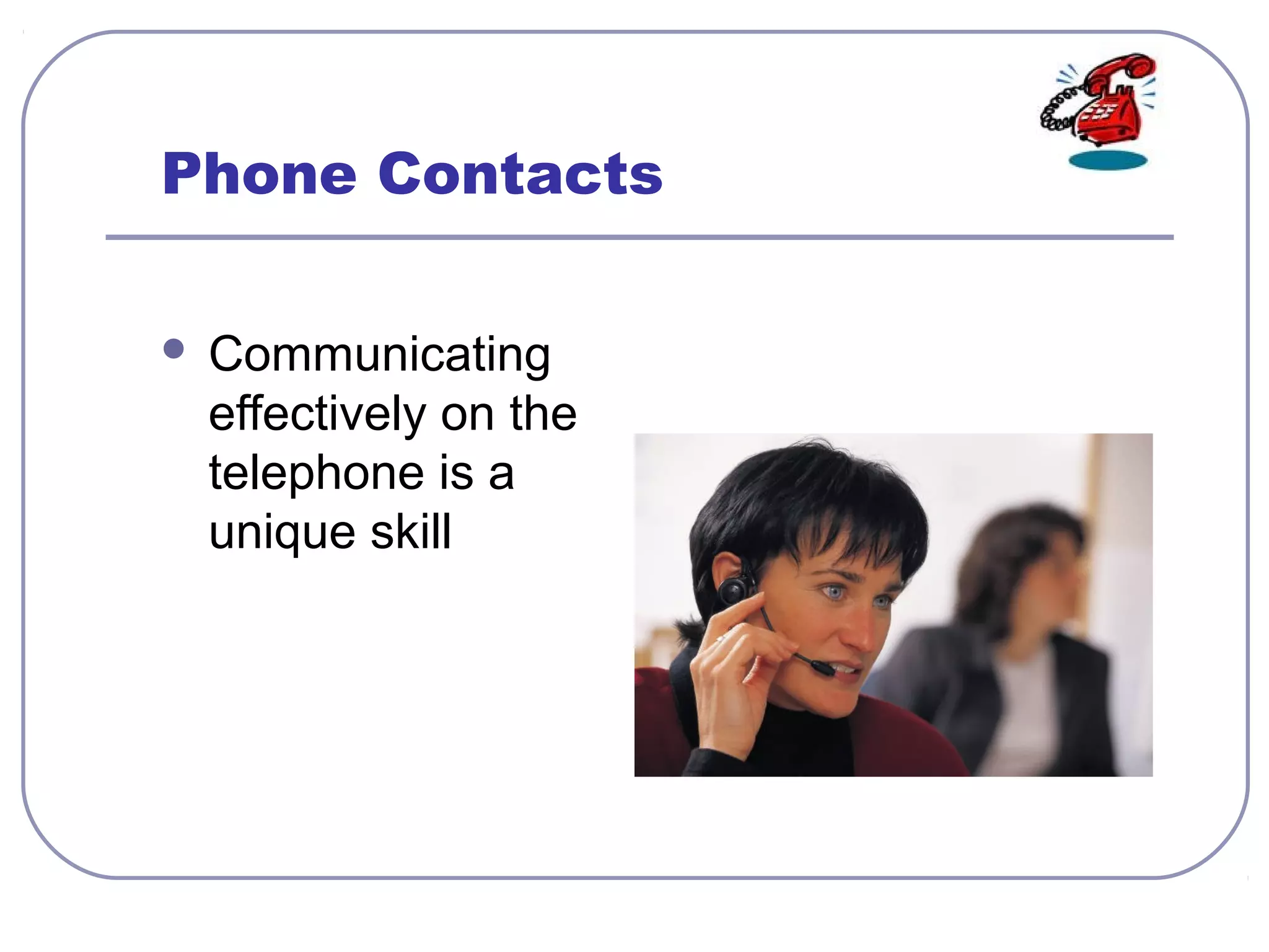 Telephone Skills | PPT