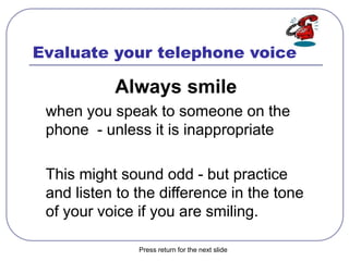 TELEPHONE SKILLS.ppt