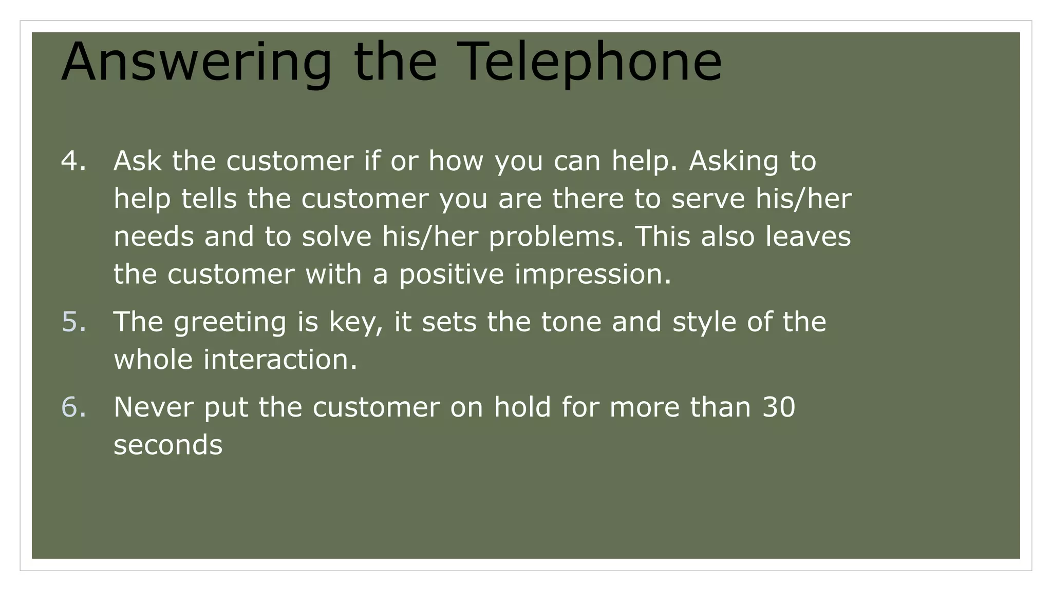 Telephone skills & etiquettes | PPTX