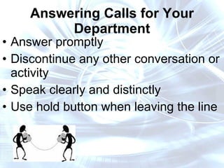 Telephone skills v2 | PPT