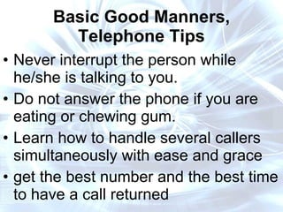 Telephone skills v2 | PPT