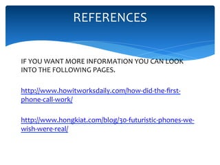 EVOLUTION OF THE PHONES | PDF | Smartphones | Consumer Electronics