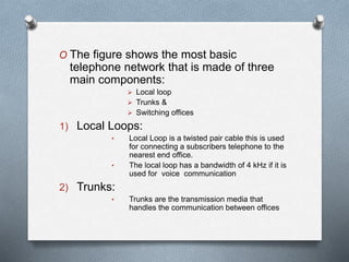 Telephone system & multiplexing | PPTX