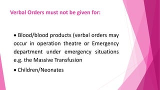 TELEPHONE &VERBAL ORDER full details on the topic | PPTX