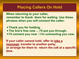 Telephone Vocabulary M. van Eijk | PPTX