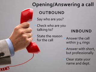 Telephonic communication | PPTX