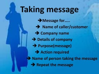 Telephonic communication | PPTX