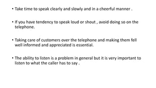 Telephonic etiquette | PPT
