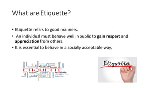 Telephonic etiquette | PPT