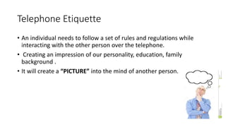 Telephonic etiquette | PPT