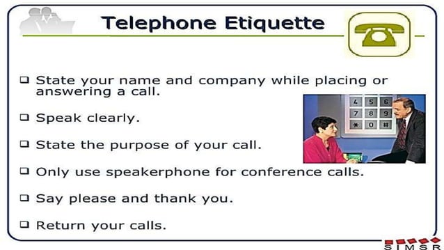 Telephonic etiquette_e-mail etiquette | PPT | Free Download