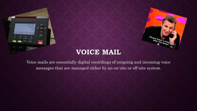 Telephonic Manners and Voice Mail Etiquette | PPT