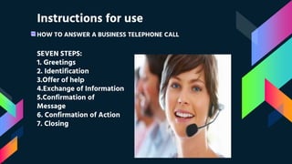 Telephonic manners ppt | PPTX