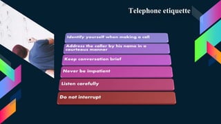 Telephonic manners ppt | PPTX
