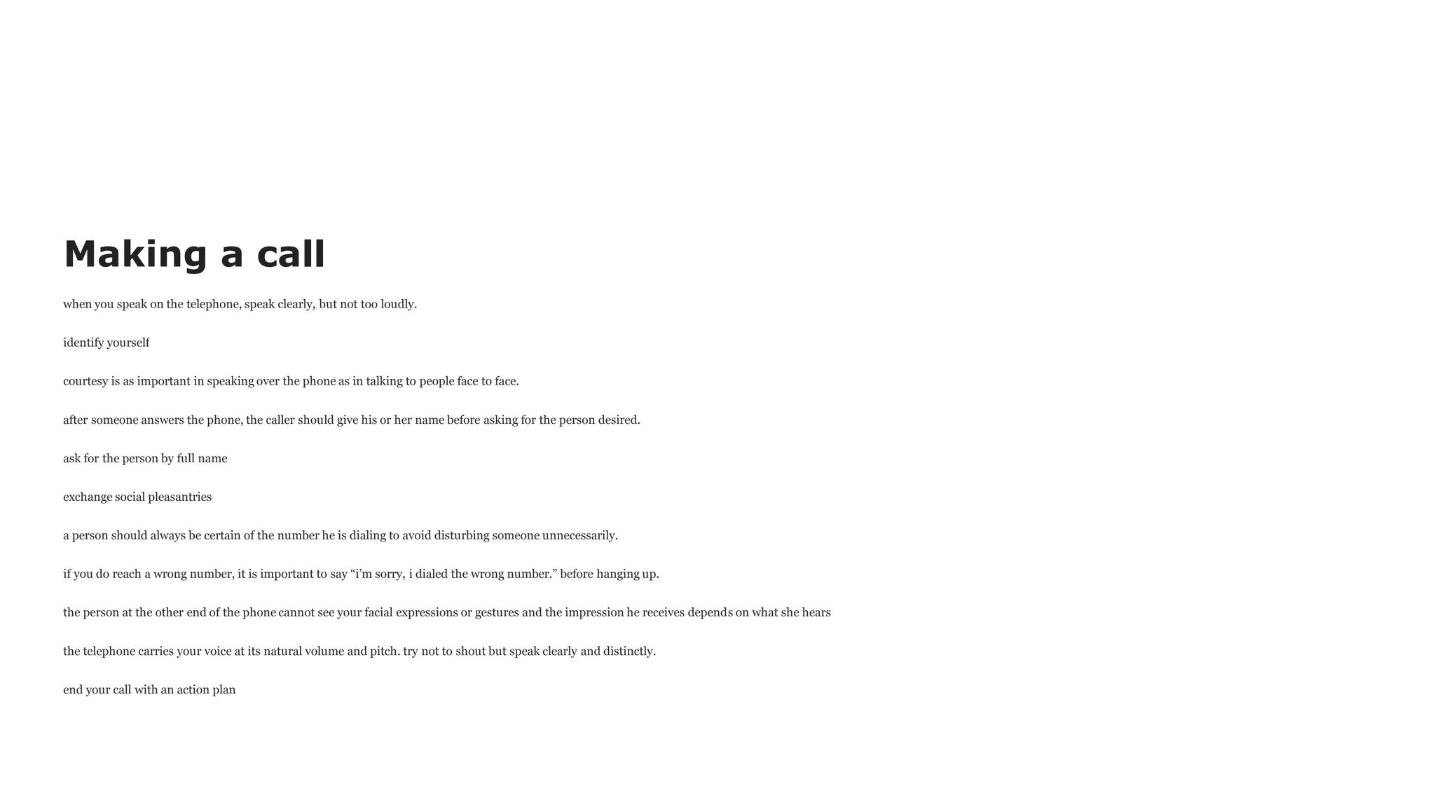 Telephonic skills | PPTX