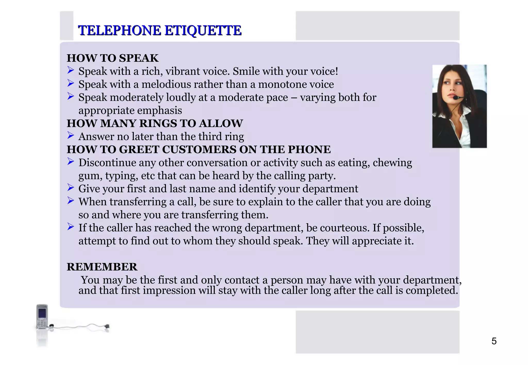 Telephoning in English | PPT