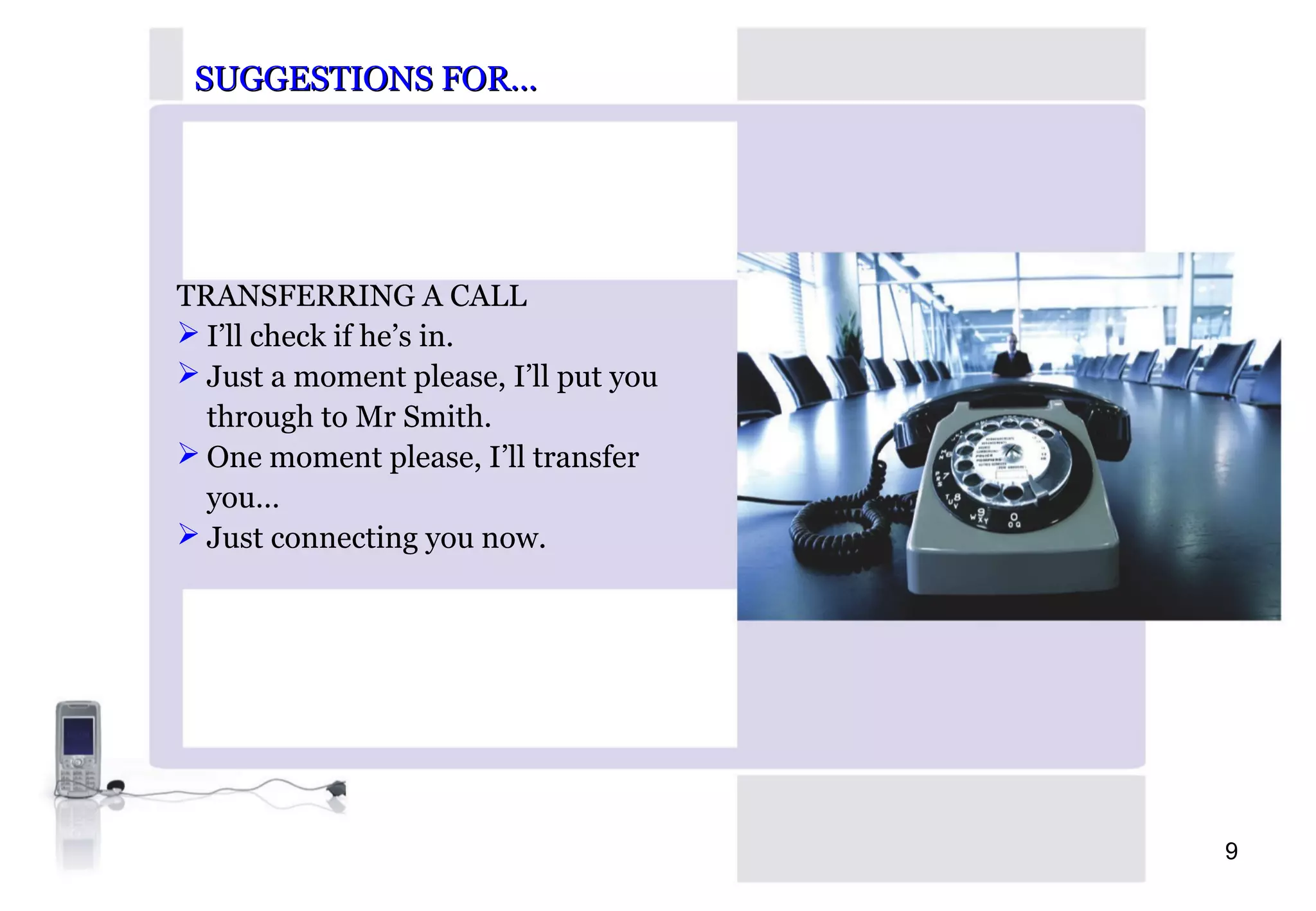 Telephoning in English | PPT