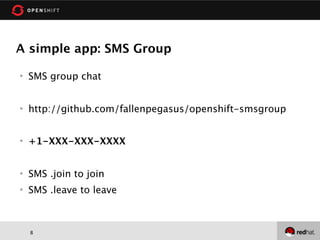 Telephony with OpenShift Twilio and MongoDB | PPT