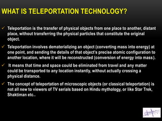 Teleportation | PPTX