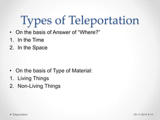Teleportation | PPTX