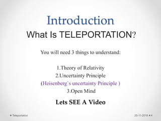 Teleportation | PPTX
