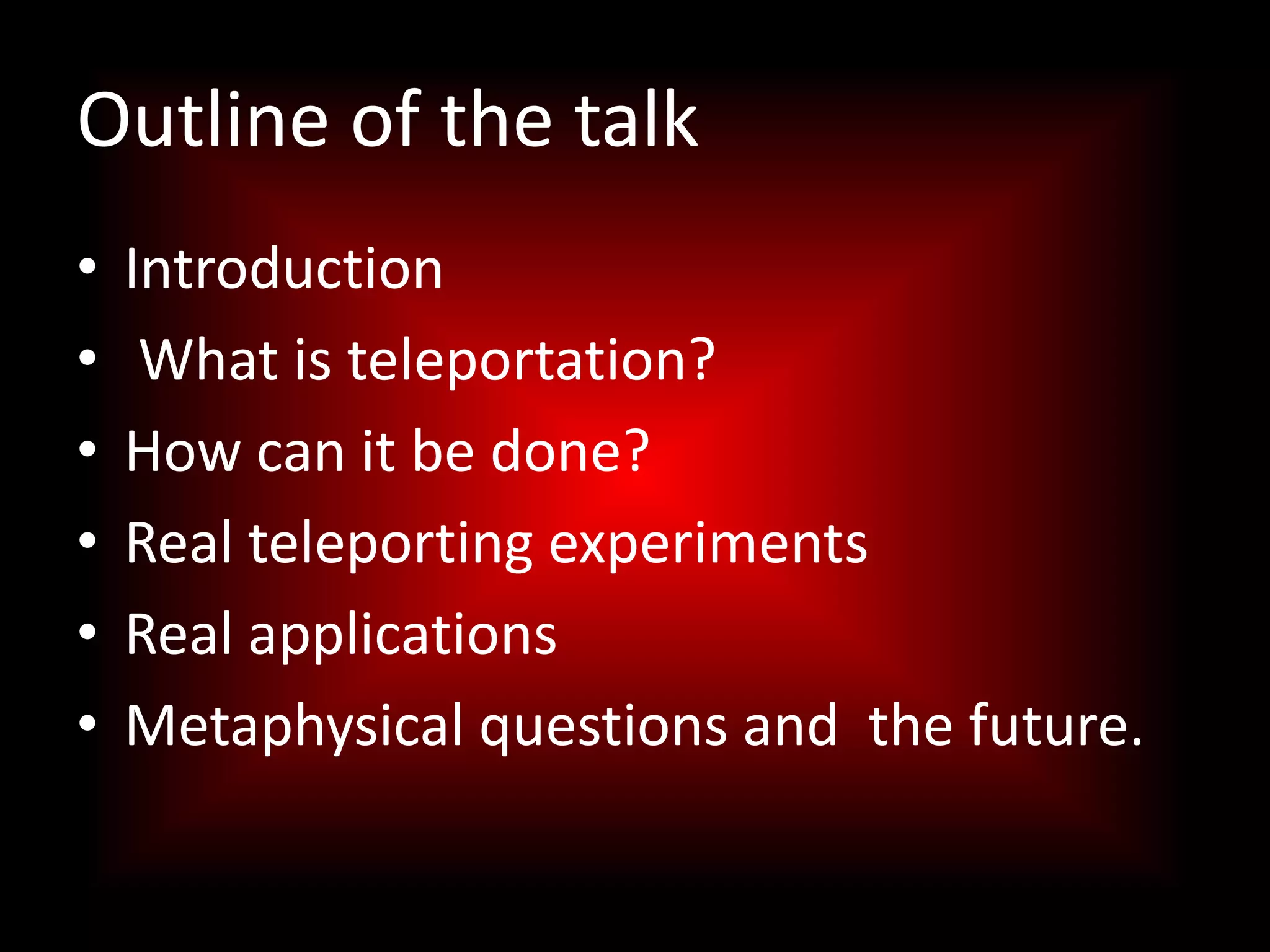 Teleportation | PPTX