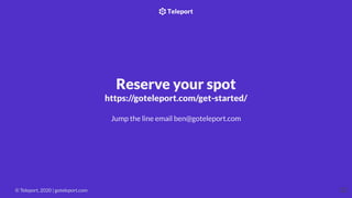 Introducing Teleport cloud | PDF
