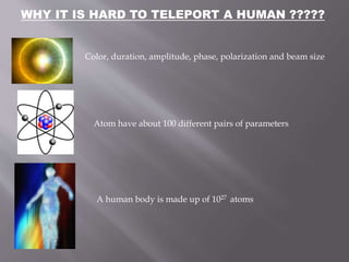 QUANTUM TELEPORTATION | PPTX