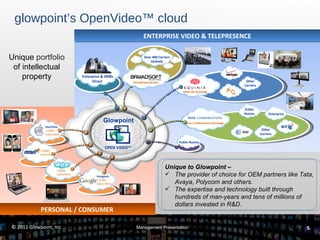 Telepresence cloud managed video services presentation Glowpoint -glow ...