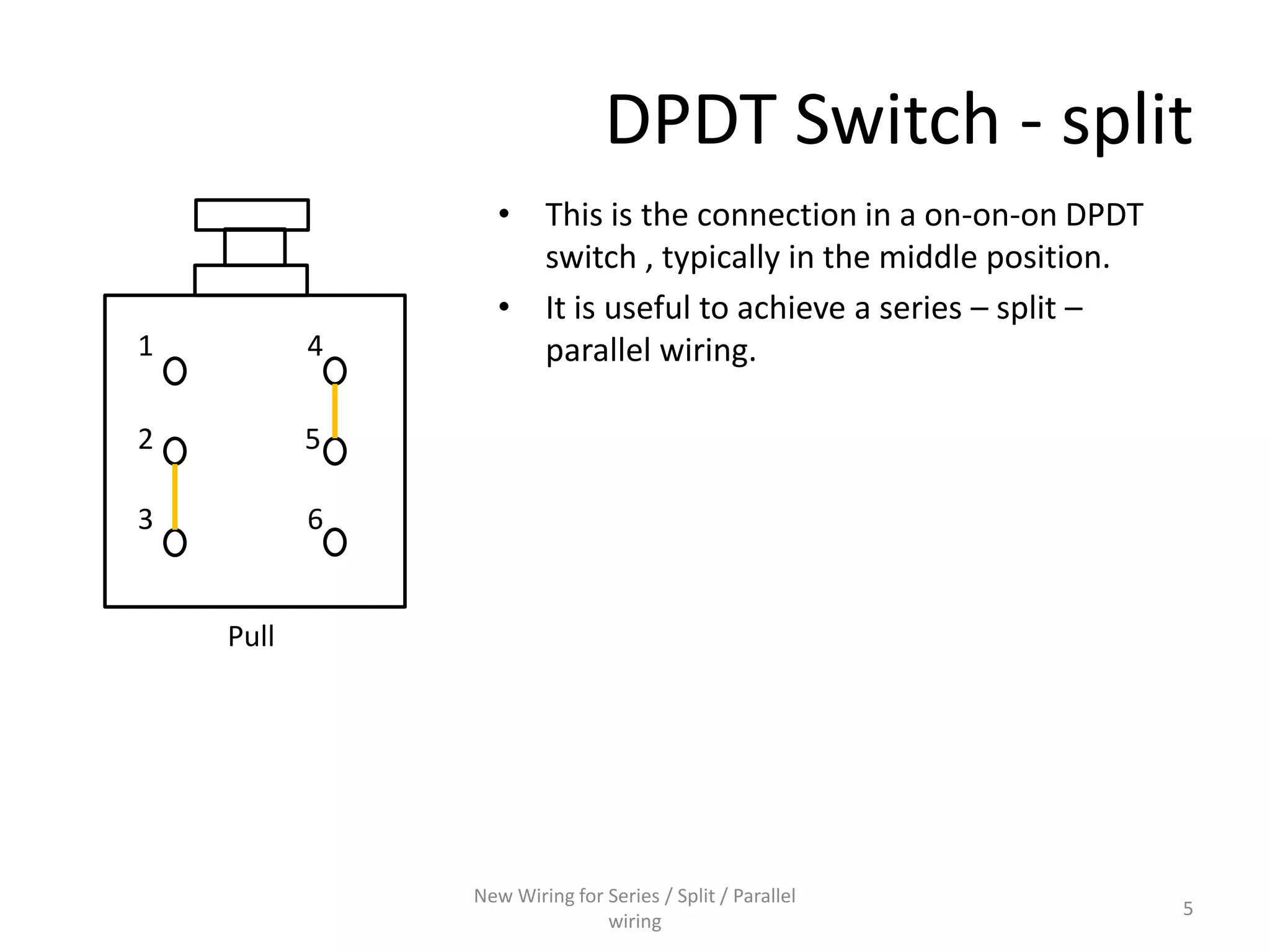 Series / Parallel wiring diagram for 4-conductor Humbucker Pickups | PPTX