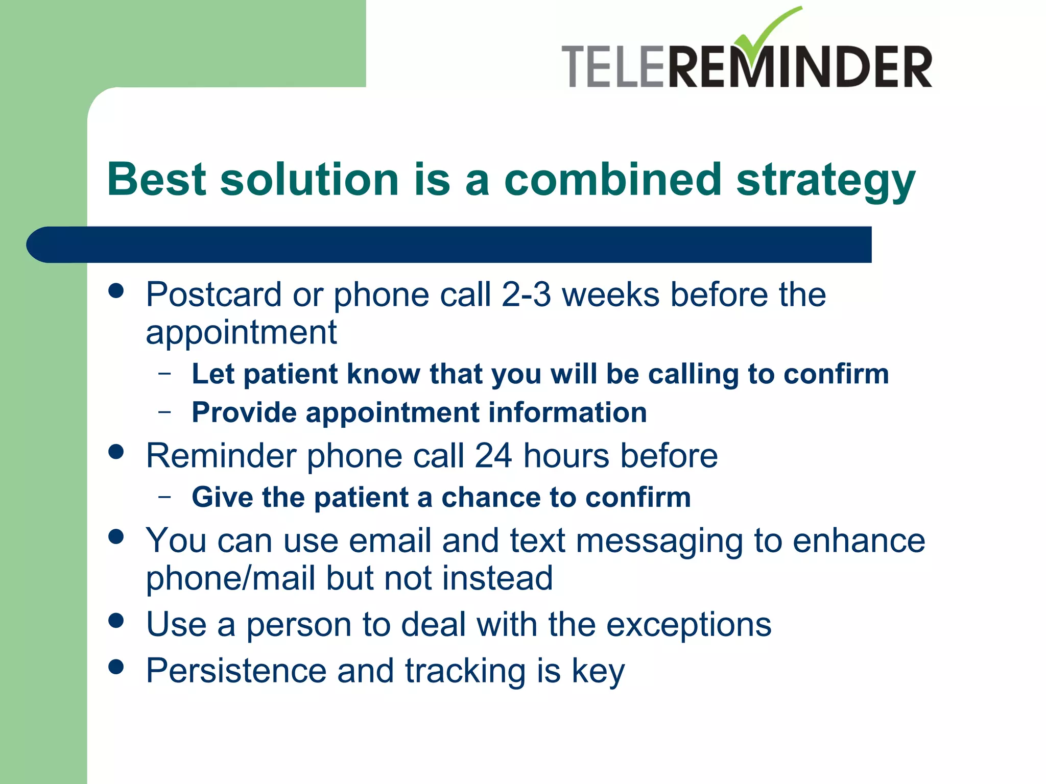 Tele Reminder Slideshow. | PPS