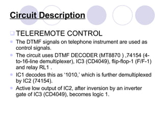 Tele Remote Switch | PPT