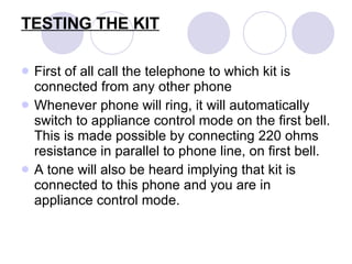 Tele Remote Switch | PPT