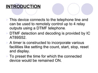 Tele Remote Switch | PPT
