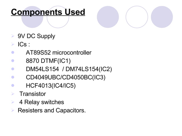 Tele Remote Switch | PPT