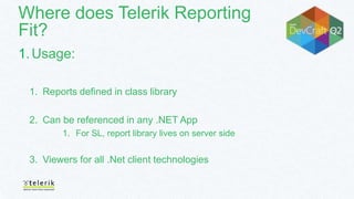 Reporting Solution for ASP.NET Application with Telerik reporting | PPT