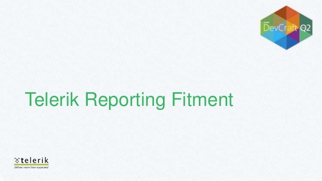 Reporting Solution for ASP.NET Application with Telerik reporting