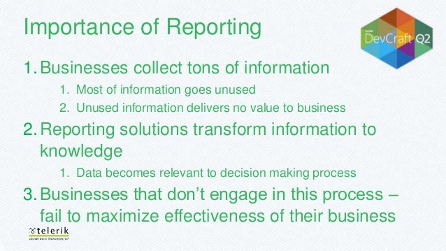 Reporting Solution for ASP.NET Application with Telerik reporting