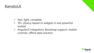 Using SignalR with Kendo UI | PPTX