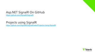 Using SignalR with Kendo UI | PPTX