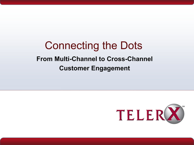 Telerx cbi presentation - connect the dots | PPT