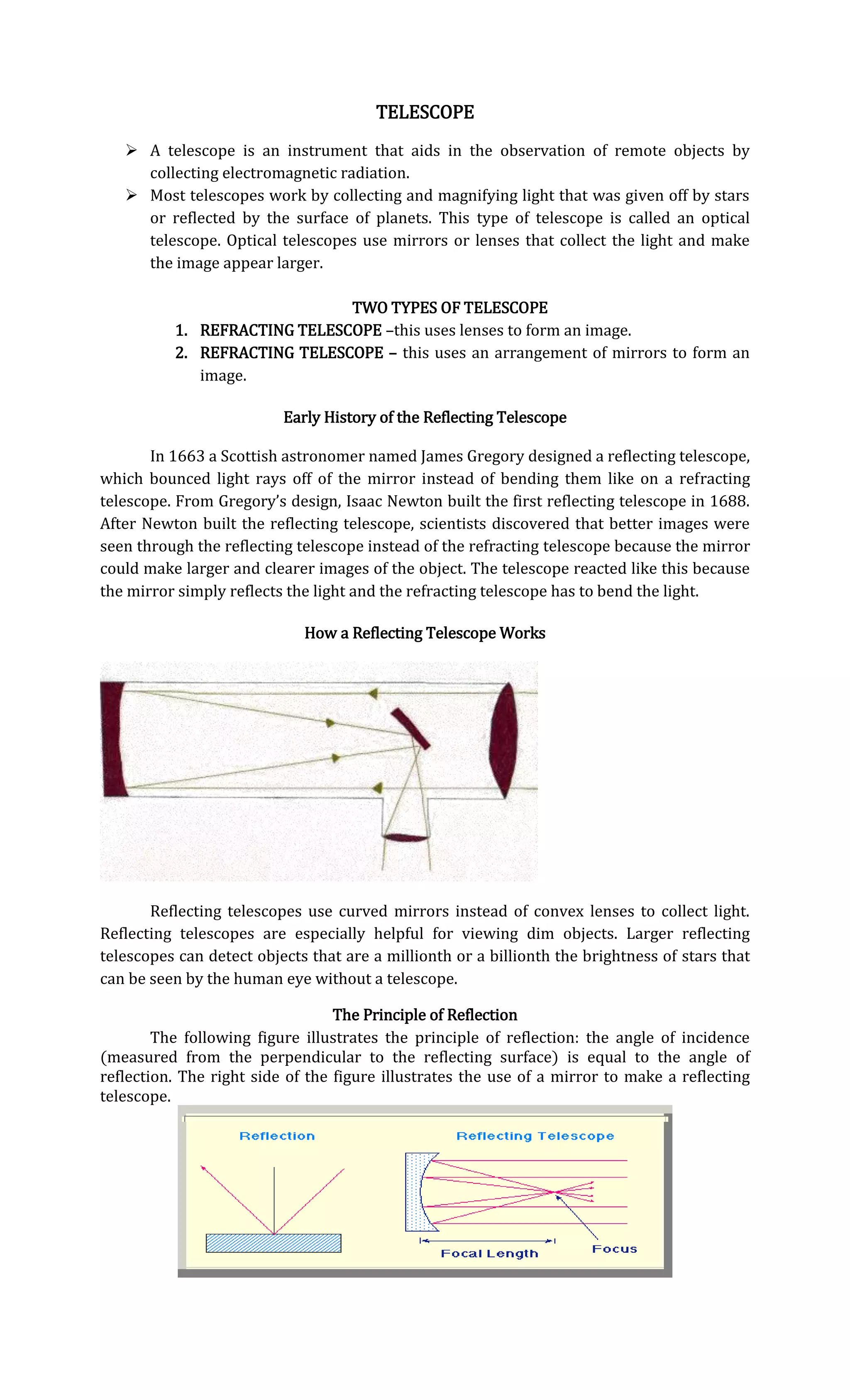 Telescope | DOCX