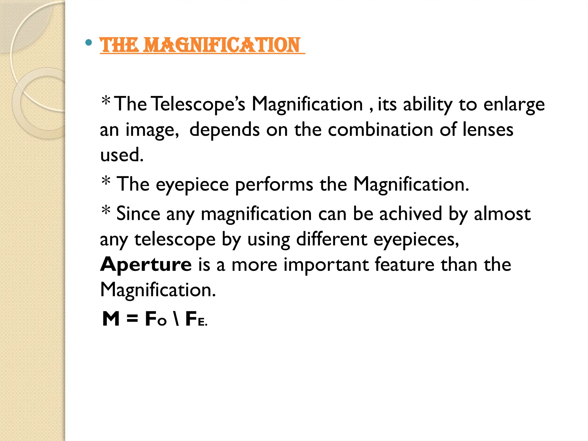 THE BASICS OF TELESCOPE EASY TO LEARN .pptx