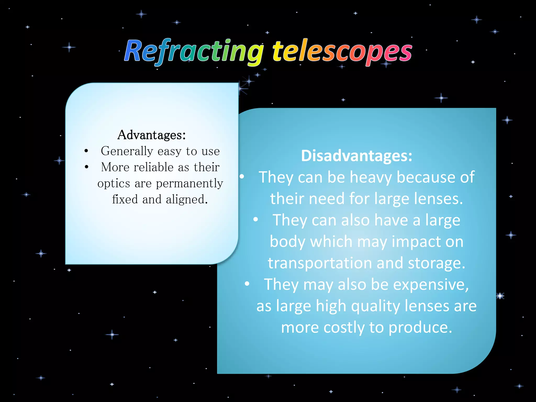 Telescope: Refracting and Reflecting | PPTX