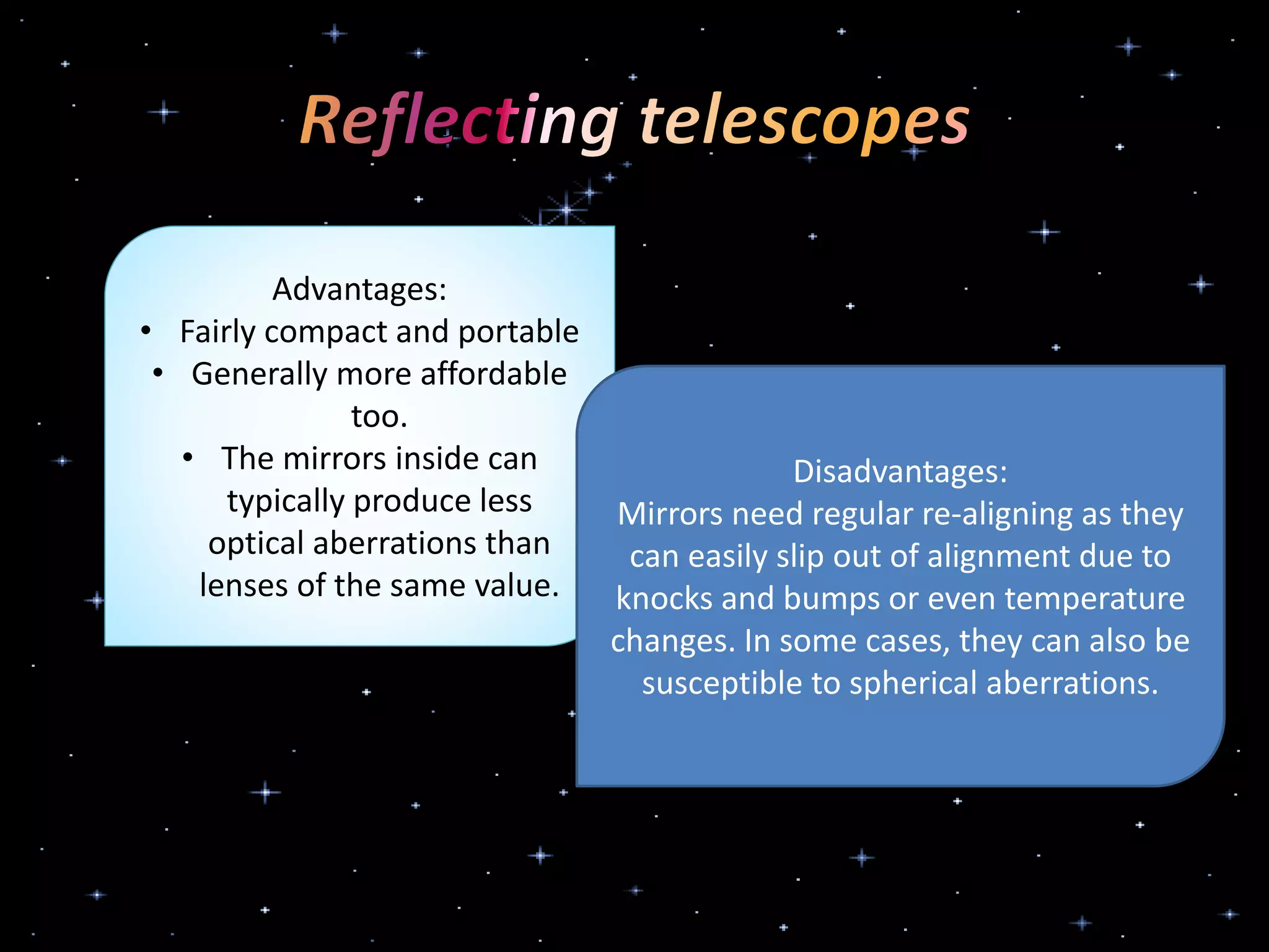 Telescope: Refracting and Reflecting | PPTX