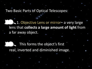 Telescope: Refracting and Reflecting | PPTX